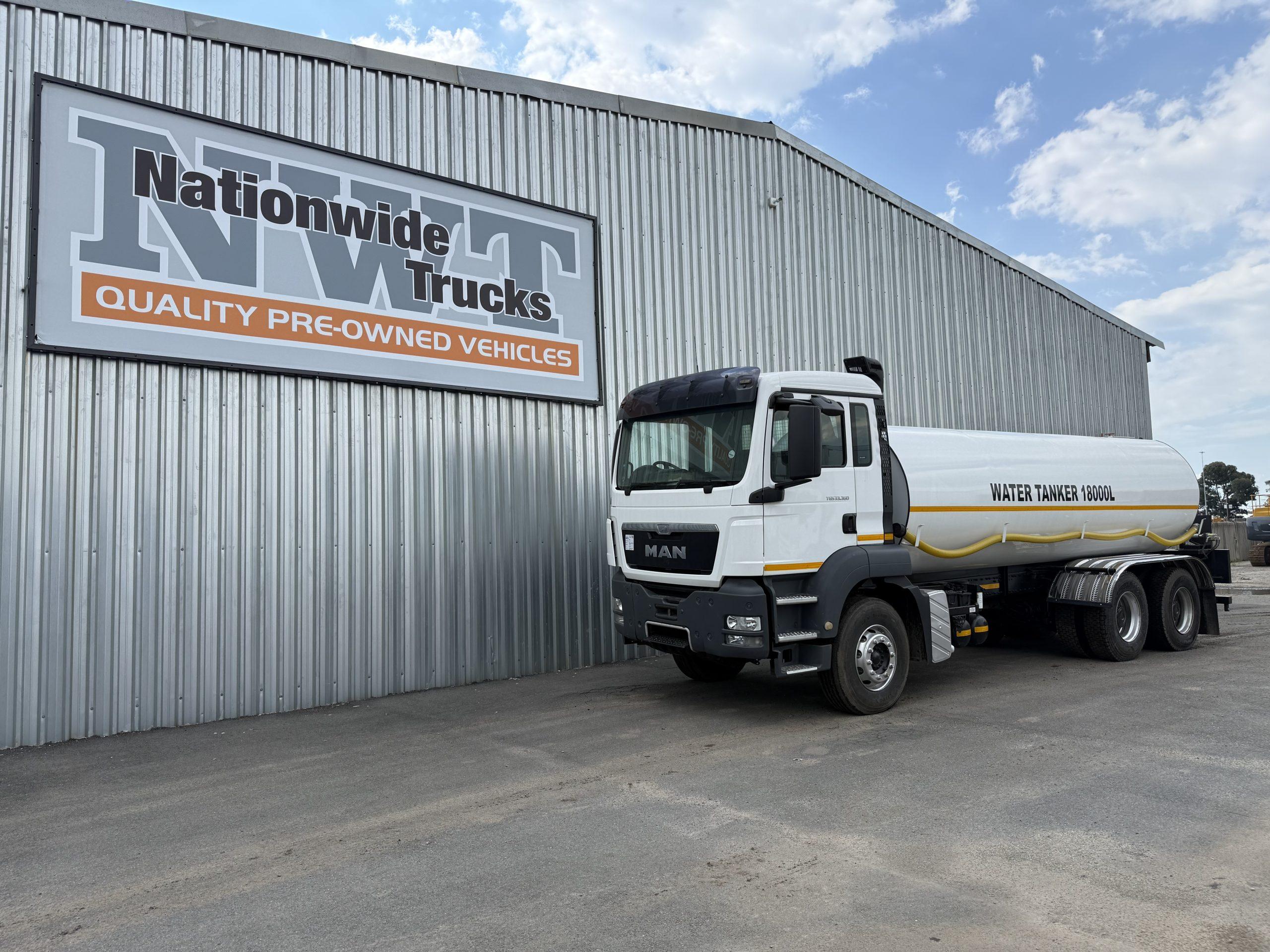 2016 MAN TGS 33.360 18000L Water Tanker | Nationwide Trucks